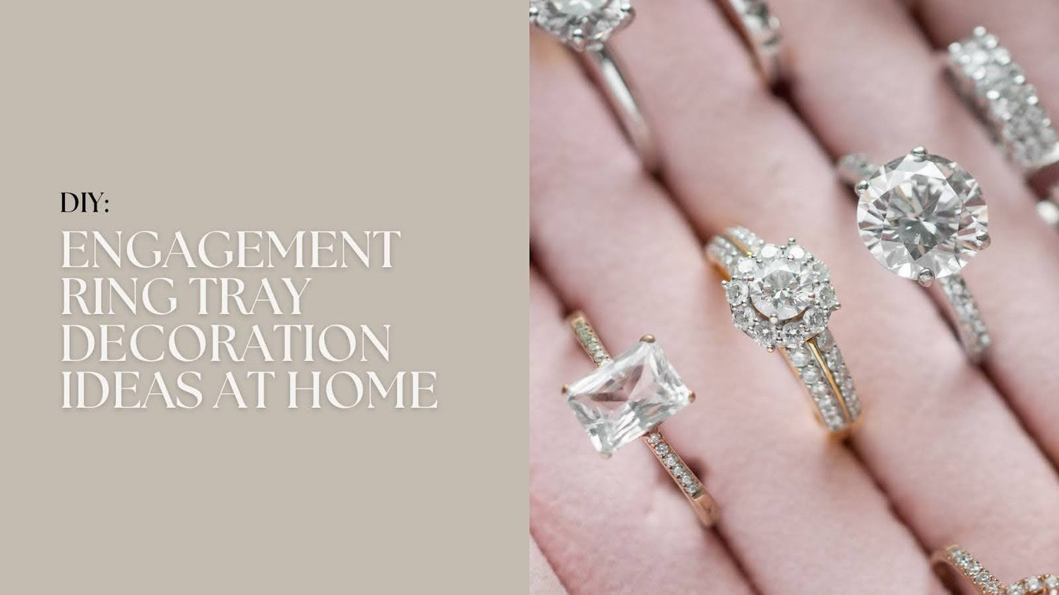 DIY Engagement Ring Tray Decoration Ideas at Home – Everyday